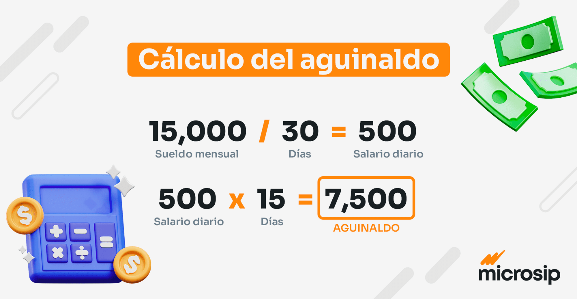 Cuál es el cálculo del aguinaldo según la ley